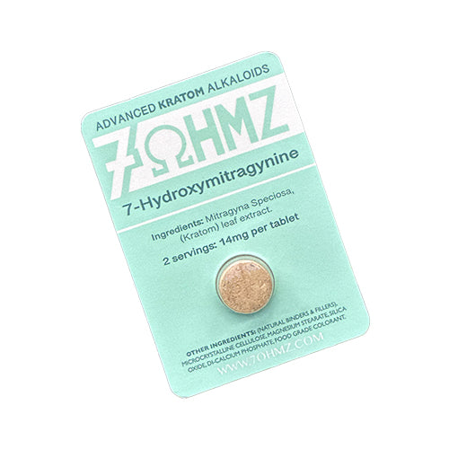 7 OHMZ Rapid Release Kratom Tablets