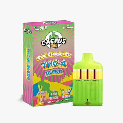 Cactus Labs Six Shooter THC-A Blend Disposable Vape | 6 Grams