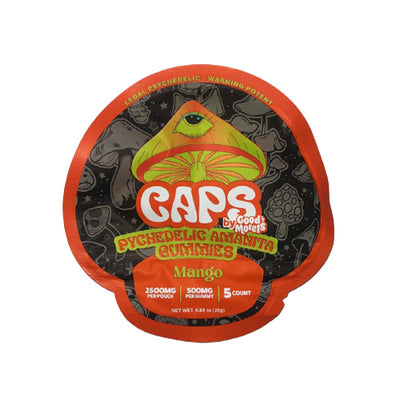 Caps Psychedelic Amanita Gummies by Good Morels
