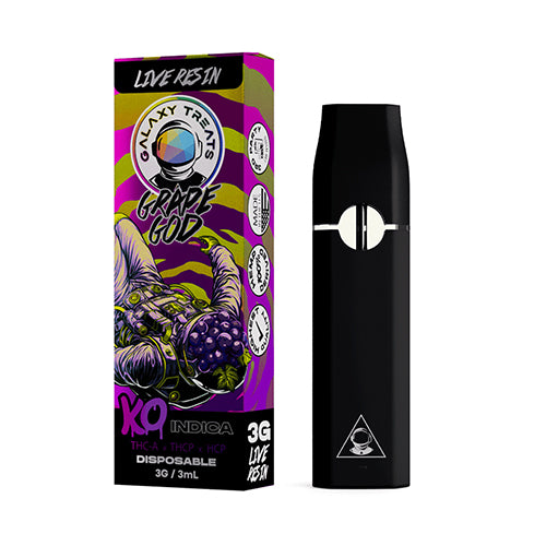 Galaxy Treats KO Blend Live Resin Disposable Vape | 3 Grams