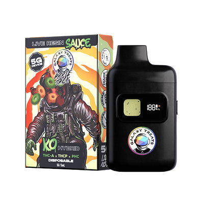 Galaxy Treats KO Live Resin Sauce Disposable Vape