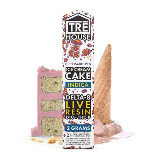 Delta 8 Live Resin Disposable Vape by Tre House $18.99